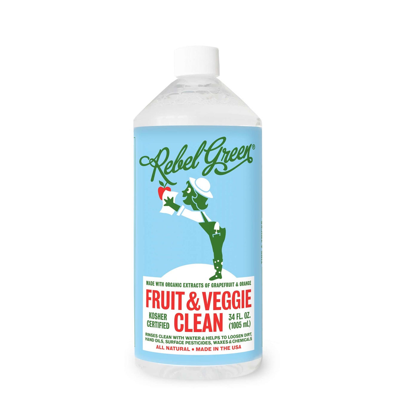 Fruit & Veggie Clean Spray and Refill – Rebel Green
