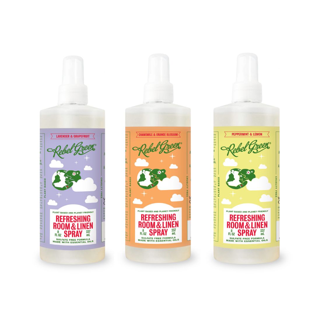 Refreshing Room & Linen Spray - Variety Pack 8 oz (3 pk) – Rebel Green